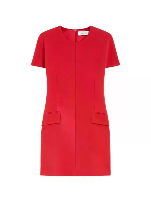 Sportmax Pocket Shift Dress - Red