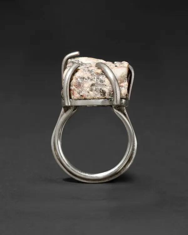 Alexis Bittar Vintage Sterling & Astrophylite Ring