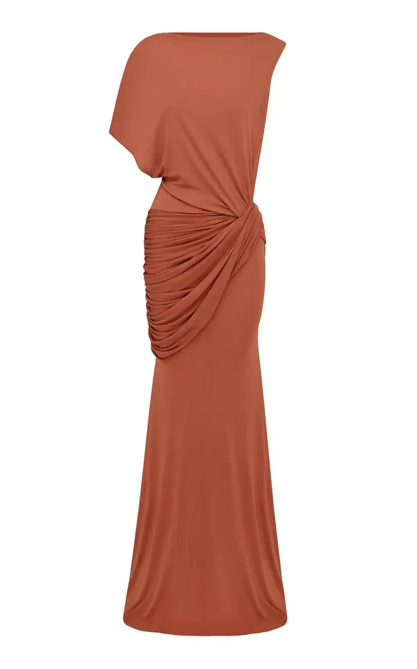 Alex Perry Twist Dry Jersey Gown