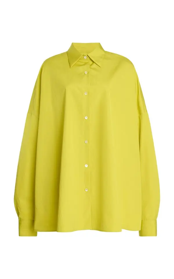 Dries Van Noten Casia Cocoon Cotton Shirt