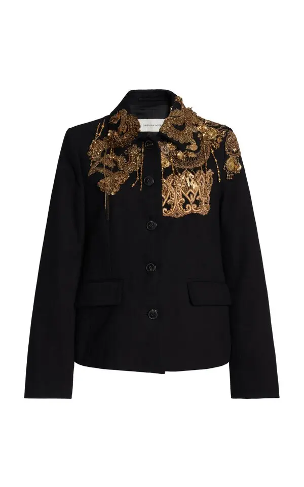 Dries Van Noten Bettsy Embellished Jacket