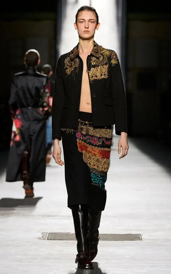 Dries Van Noten Bettsy Embellished Jacket