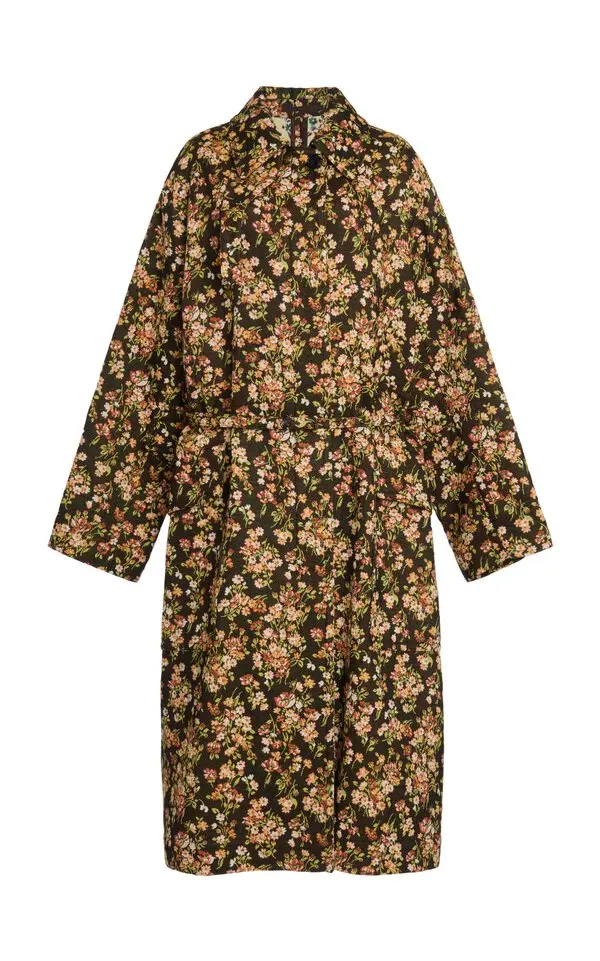 Dries Van Noten Oversized Cotton-blend Car Coat