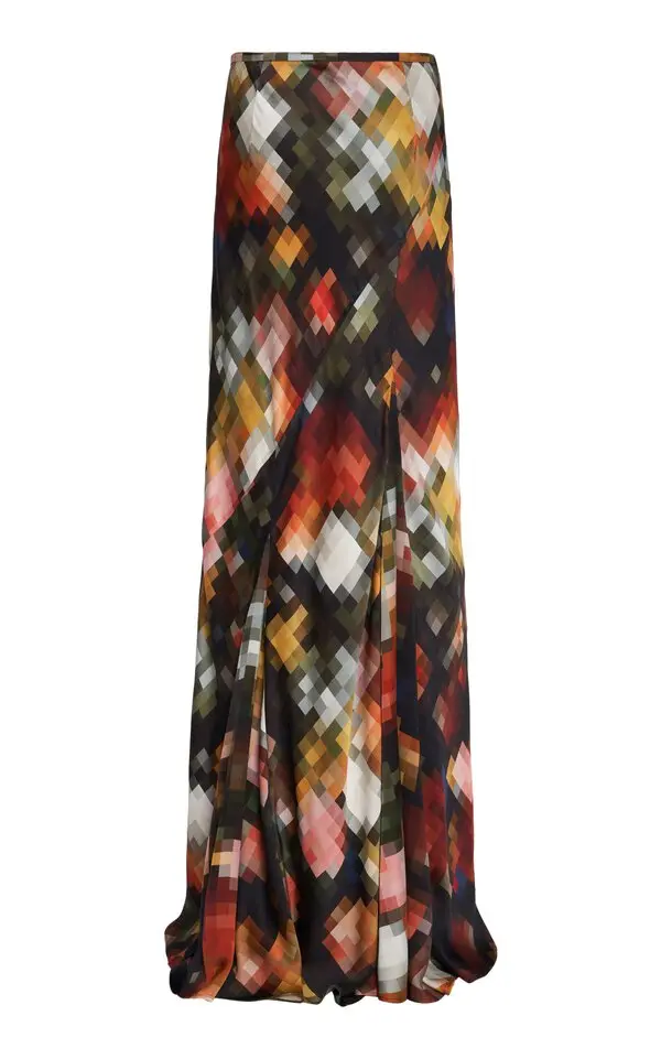 Dries Van Noten Maxi Skirt With Slit