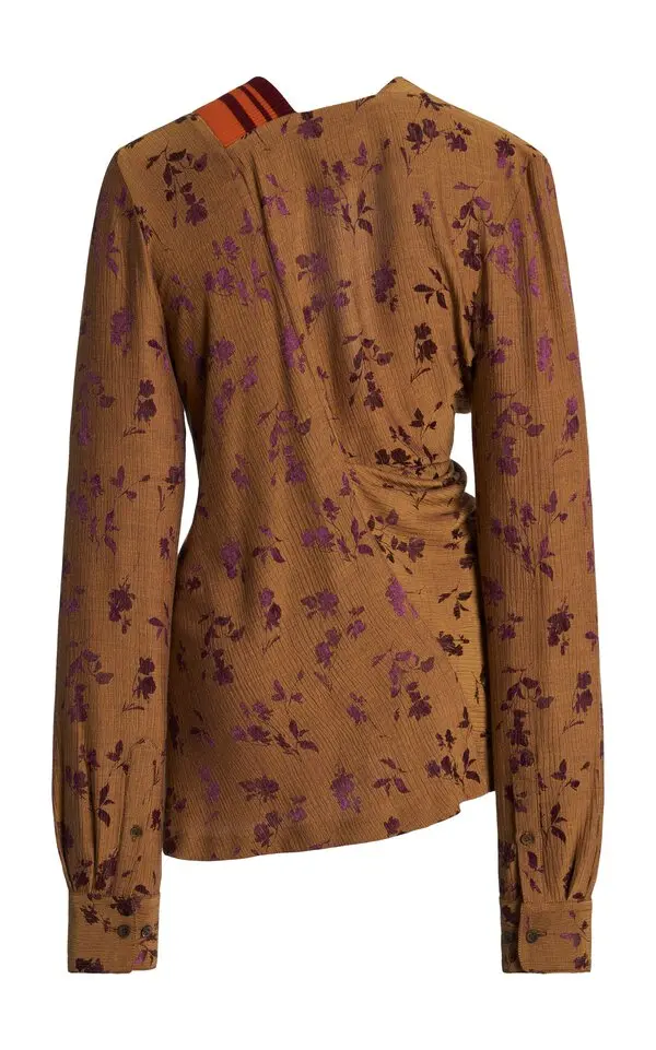 Dries Van Noten Canira Draped Top
