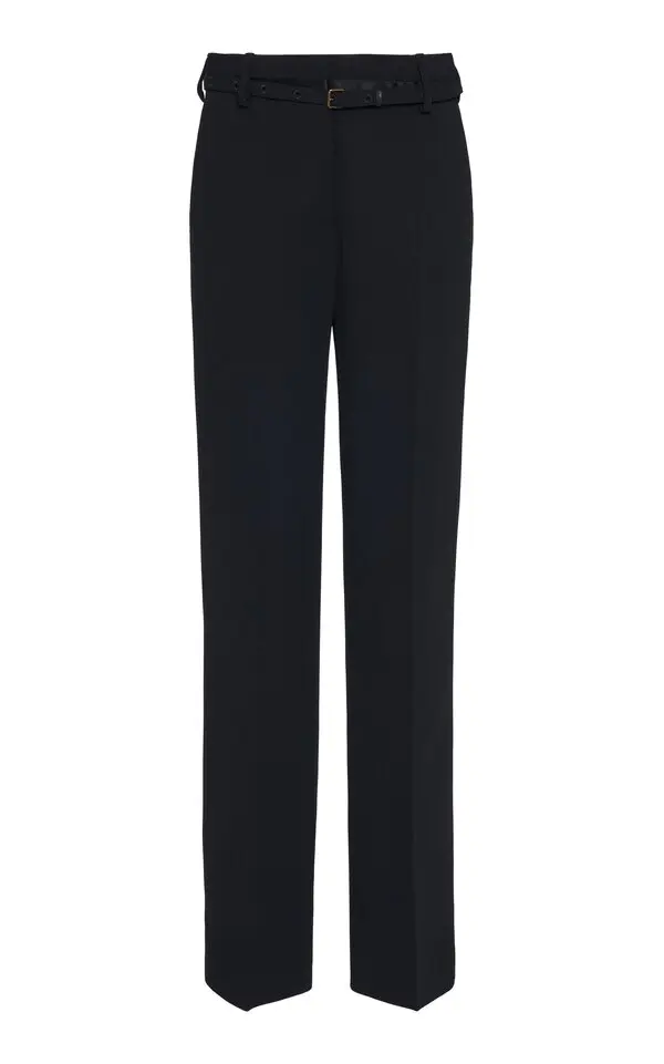 Dries Van Noten Presta Belted Slim-leg Trousers