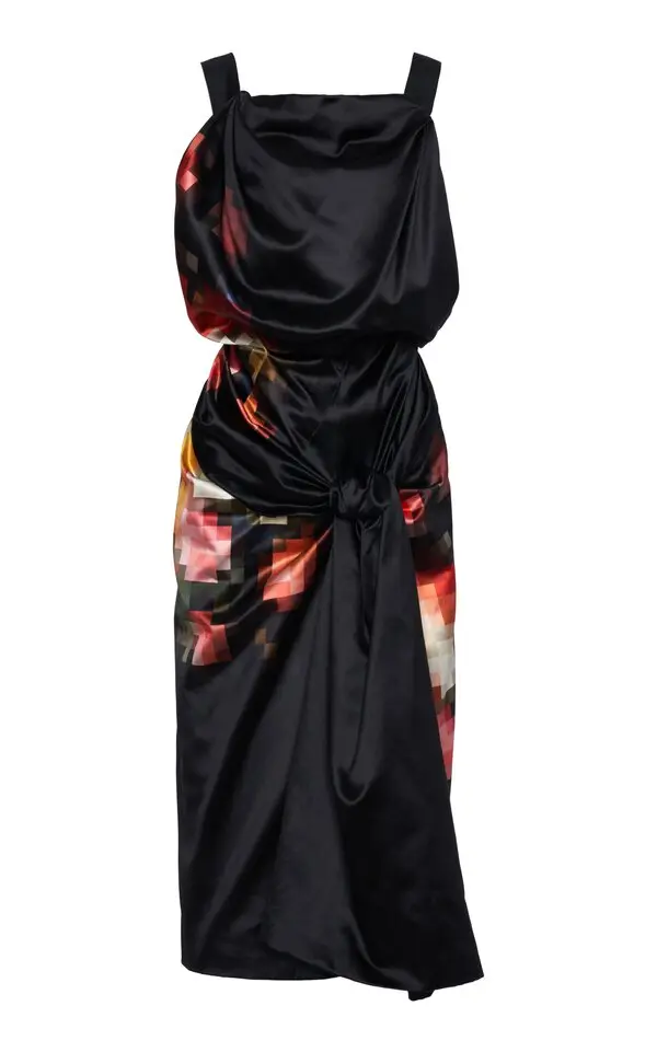 Dries Van Noten Daralyn Cotton-silk Midi Dress