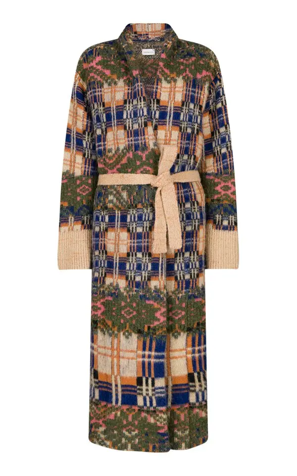 Dries Van Noten Telos Alpaca-blend Cardigan - Neutral