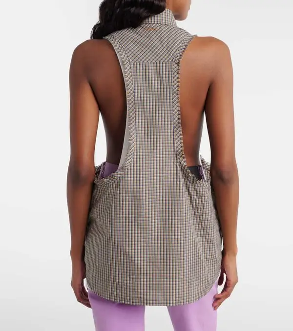 Versace Checked Cotton Shirt