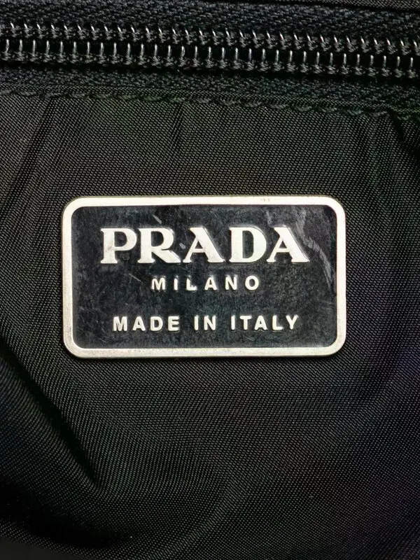 Prada 2000-2013 Tessuto Zip Top Crossbody Bag