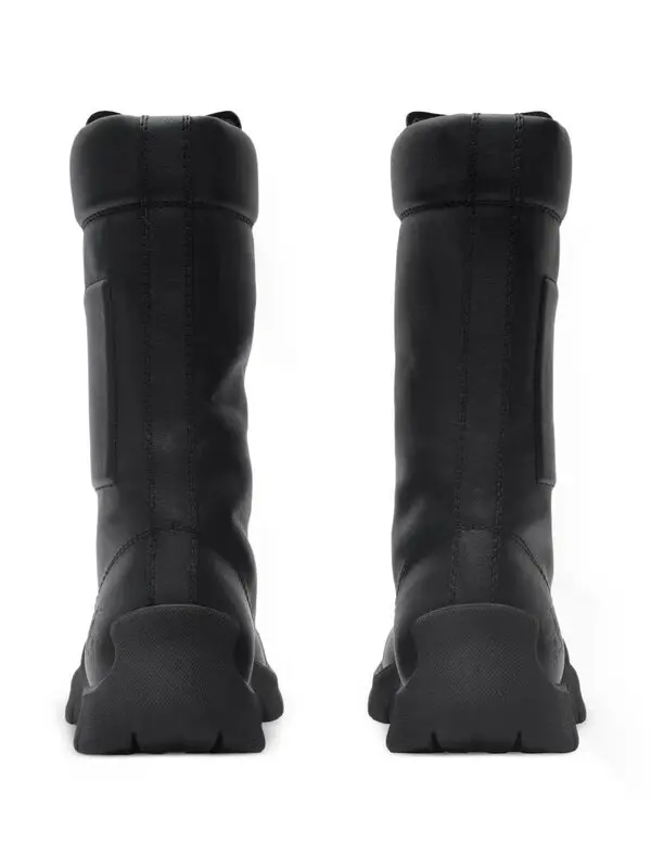 Burberry Leather Lace-up Boots