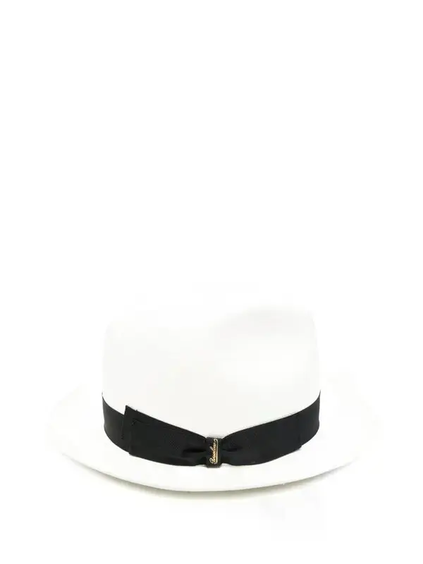 Borsalino Monica Straw Hat - White