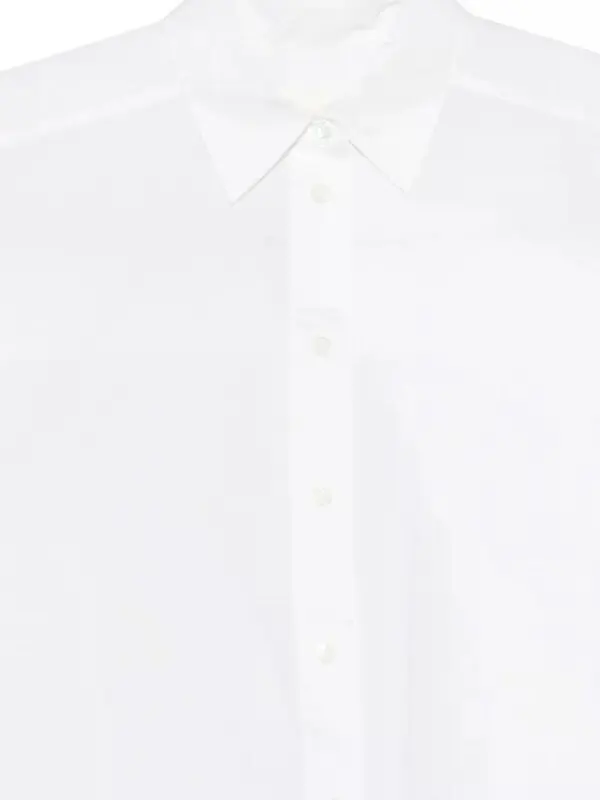 Closed Buttoned Shirt - White