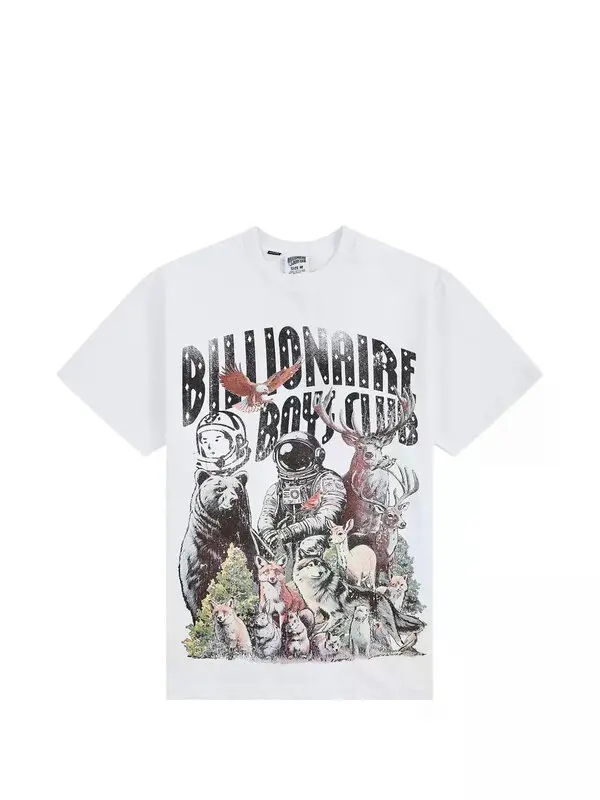 BILLIONAIRE BOYS CLUB Smokey Graphic-print T-shirt - White