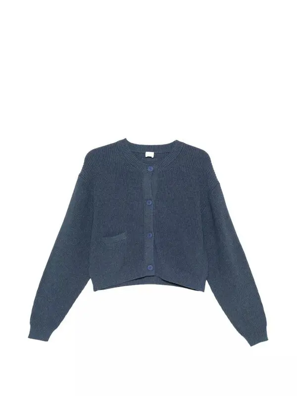 C.T.PLAGE Button Pocket Knitwear - Blue