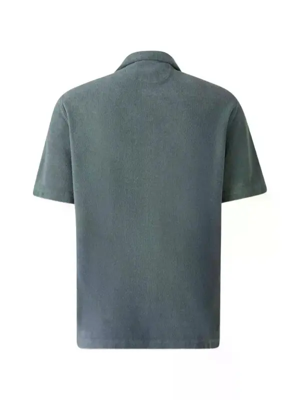 Fedeli Terry-cloth Shirt - Blue