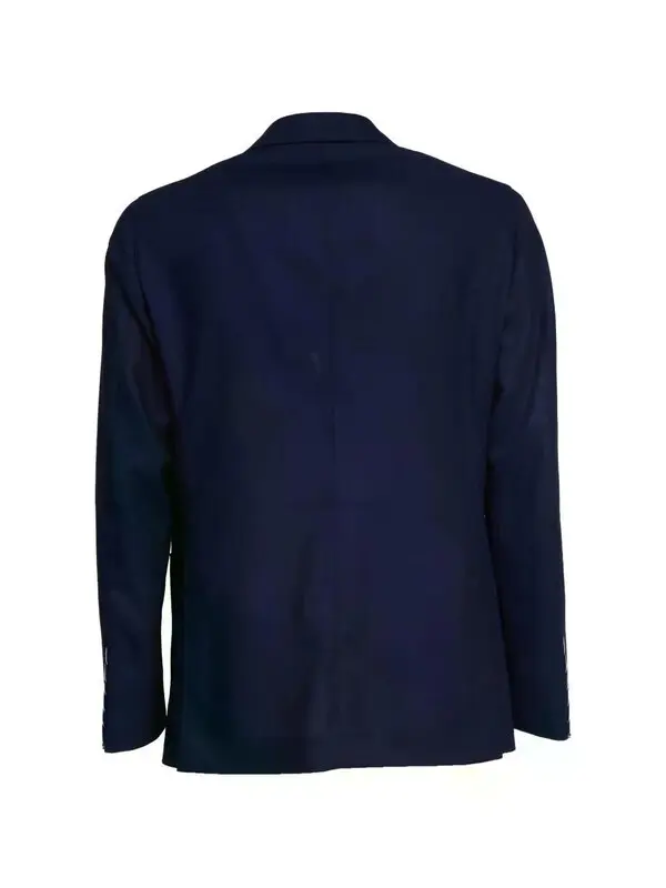 Caruso Classic Lapel Single-breasted Blazer