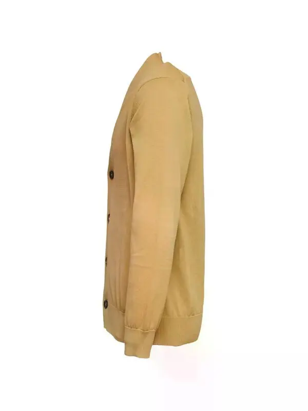 FILIPPO DE LAURENTIIS V-neck Ribbed Cardigan