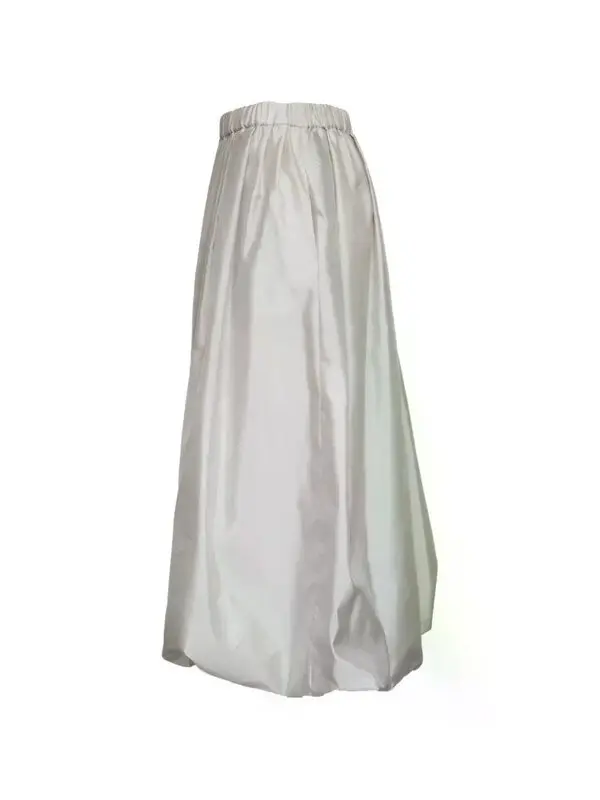 Max Mara Gathered Skirt With Elastic Waist - Grey