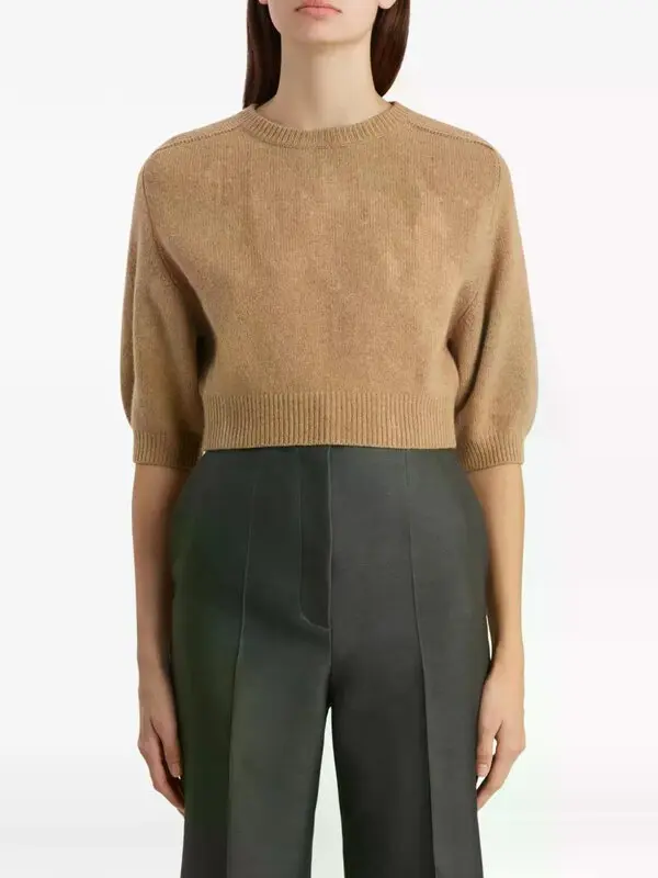 Khaite Lorelai Merino Wool And Cashmere Sweater - Neutrals