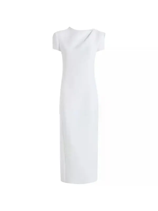 Khaite Iryl Open-back Midi Dress - White