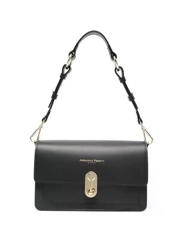 ADRIANNA FERETTI Flap-closure Shoulder Bag - Black