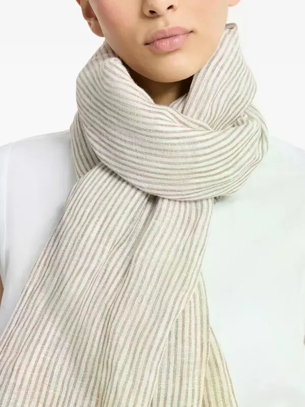 Brunello Cucinelli Sparkling Striped Scarf