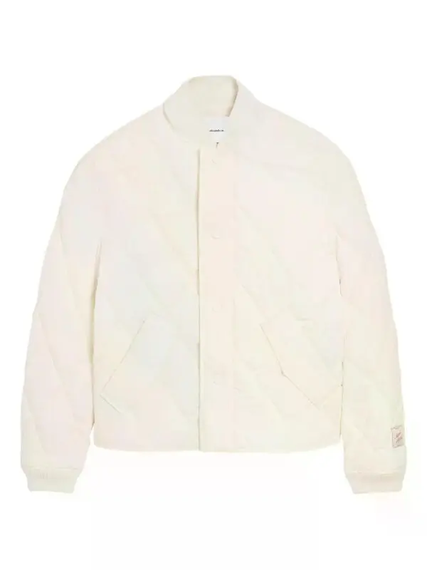 AMI Paris Crinkled Padded Jacket - Neutrals