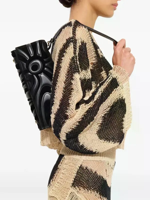 Emilio Pucci Marmo Embossed Shoulder Bag