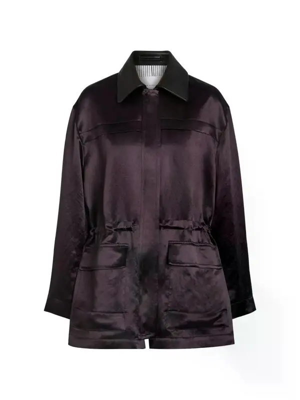 Maria Mcmanus Drawstring Satin Jacket