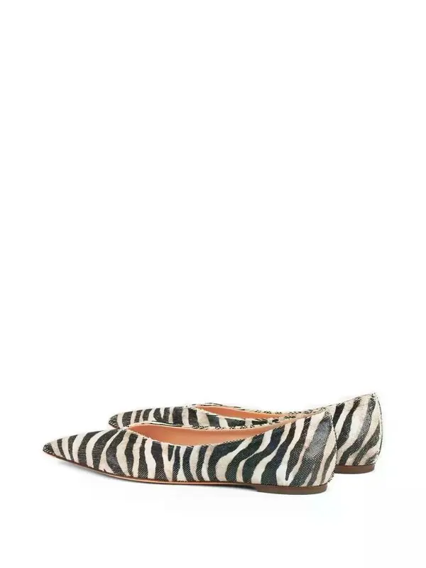 Agl Zebra Point-toe Flats