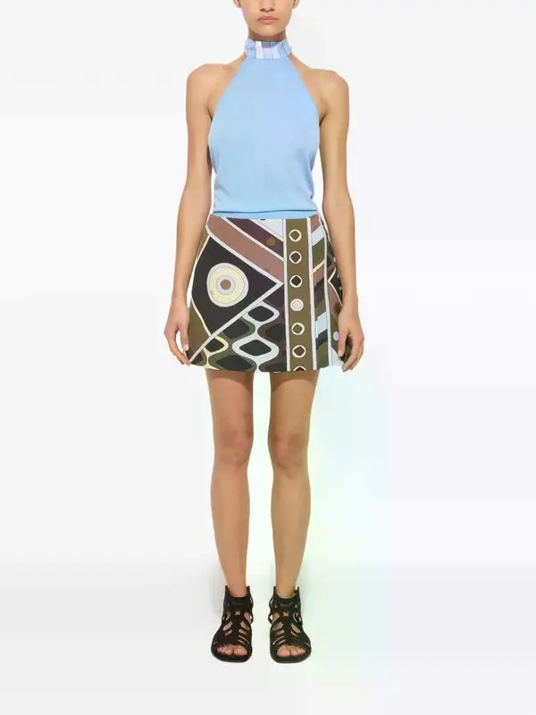 Emilio Pucci Silk Detail Top