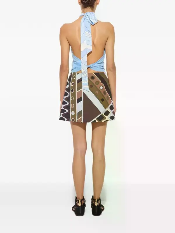 Emilio Pucci Silk Detail Top