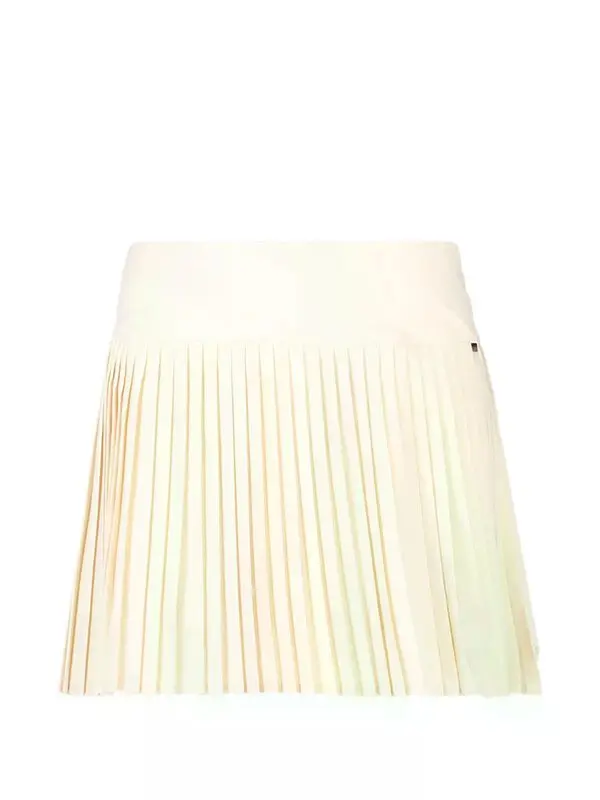 Goldbergh Plissé Mini Skirt - Neutrals