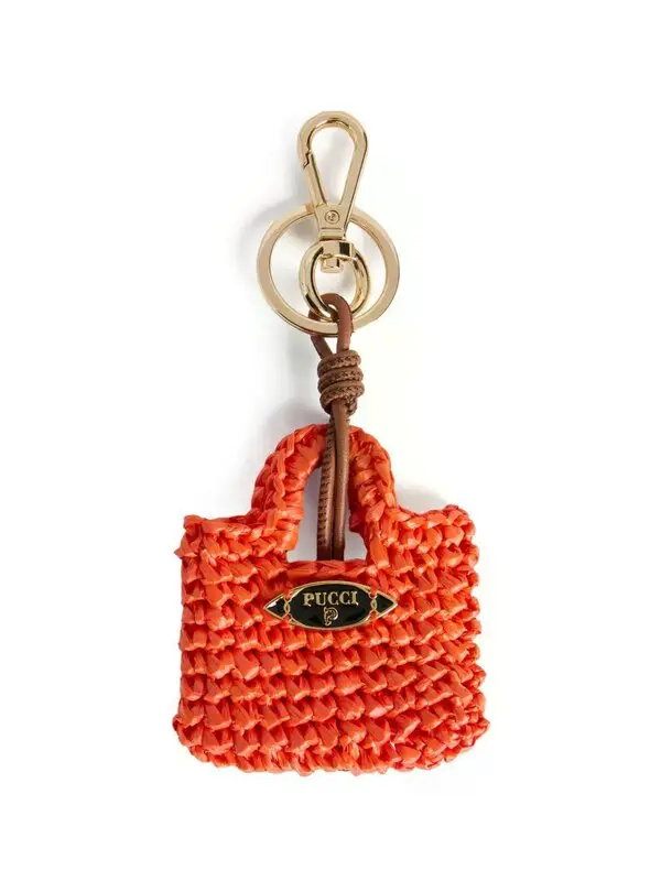 Emilio Pucci Mini Bag Charm - Orange