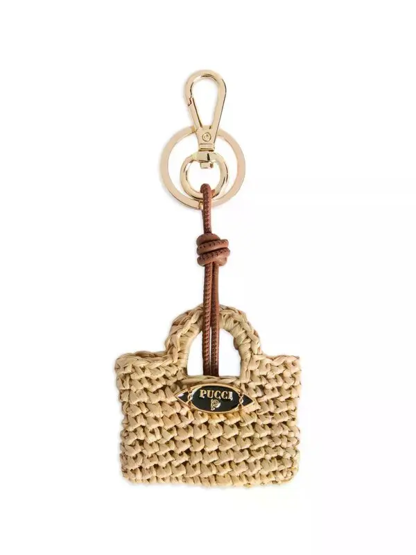 Emilio Pucci Mini Bag Charm - Neutrals