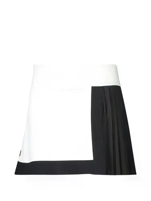Goldbergh Axelle Pleated Mini Skirt - White