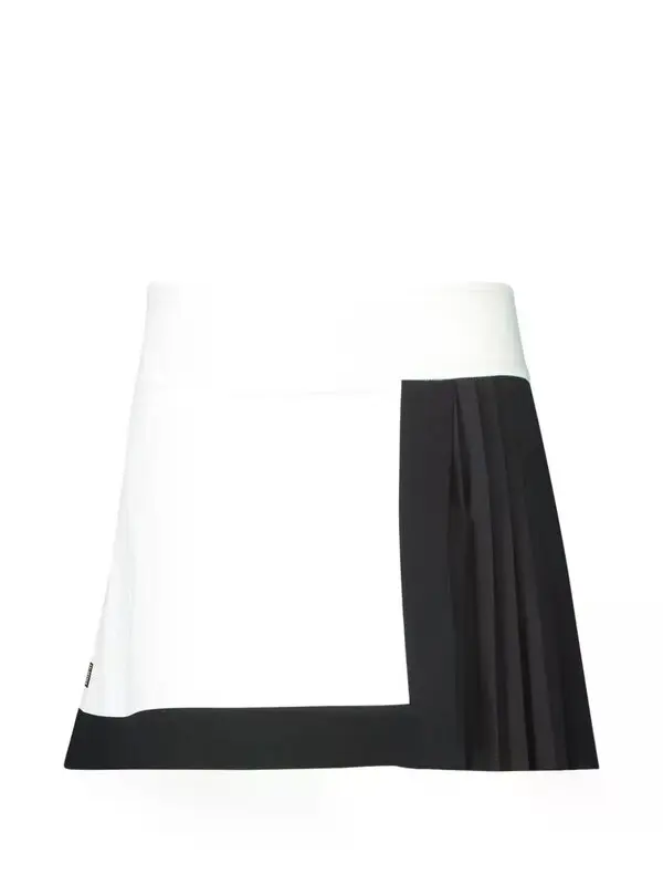 Goldbergh Axelle Pleated Mini Skirt - White