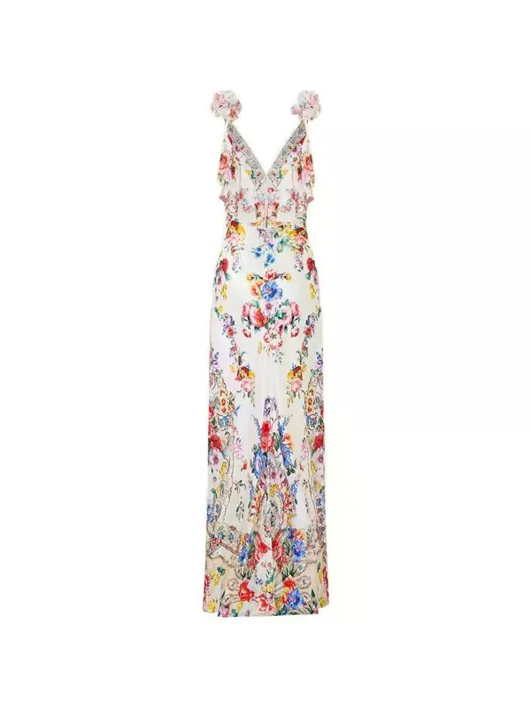 Camilla I Left My Heart In Granada Maxi Dress - White