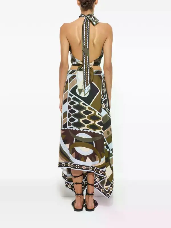 Emilio Pucci Occhi-print Halter Top