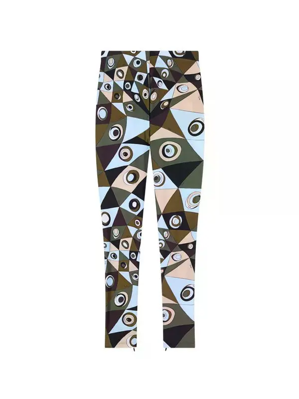 Emilio Pucci Occhi-print Leggings - Black