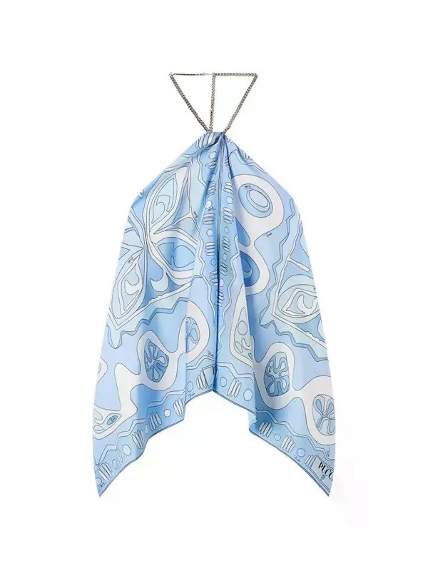 Emilio Pucci Angoli-print Chain Top