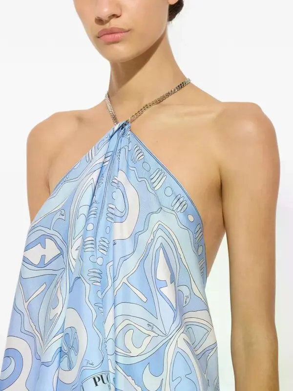 Emilio Pucci Angoli-print Chain Top
