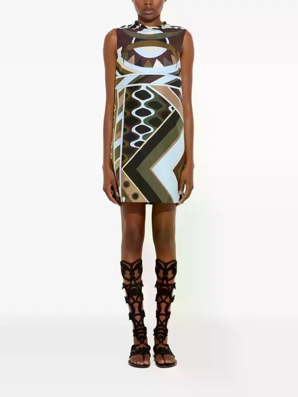 Emilio Pucci Vivara-print Silk Dress