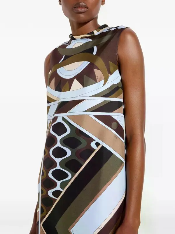 Emilio Pucci Vivara-print Silk Dress