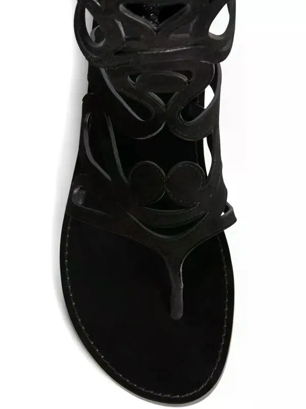 Emilio Pucci Low Gladiator Sandals