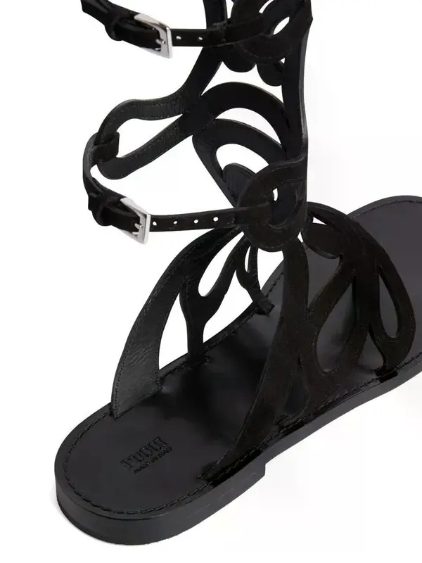 Emilio Pucci Low Gladiator Sandals