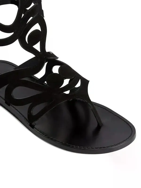 Emilio Pucci Low Gladiator Sandals