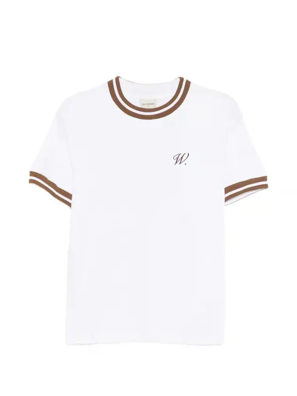 WALK IN PARIS Knitted T-shirt - White