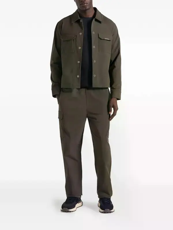 Manière De Voir Magnetic Pocket Cargo Jacket - Green